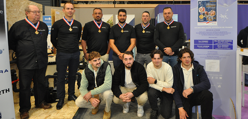 Le concours MAF Piscine 2024 a son médaillé d'Or | Eurospapoolnews.com