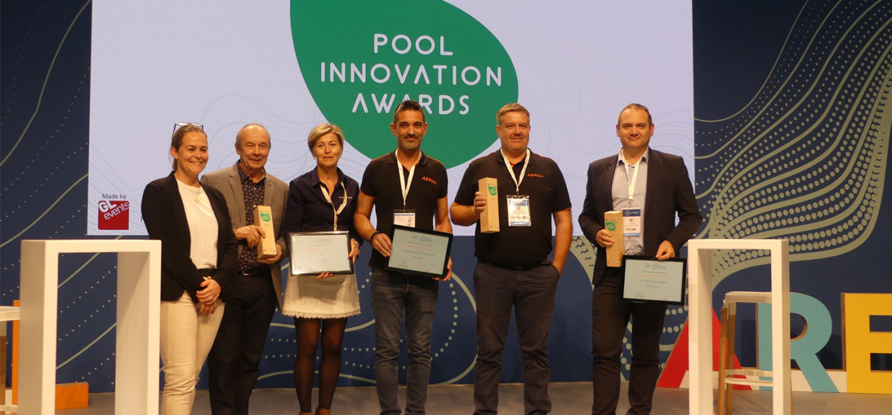 The 3 winning products of the Piscine Global Europe Pool Innovation Awards | Eurospapoolnews.com