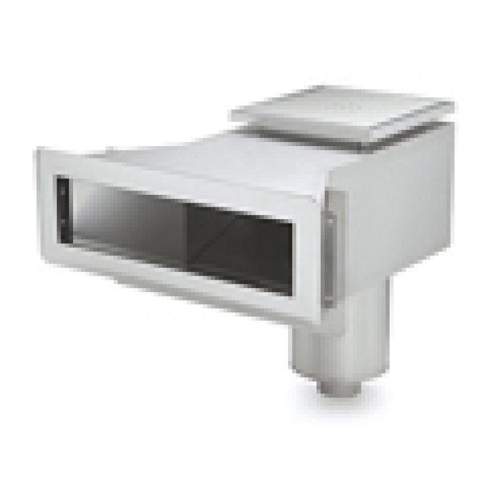 New stainless steel pool skimmer Classic Wide 385 | Eurospapoolnews.com