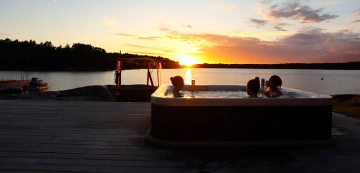 Outdoor hot tubs made by Oy Nordic SPA Ltd for everyday luxury ...
