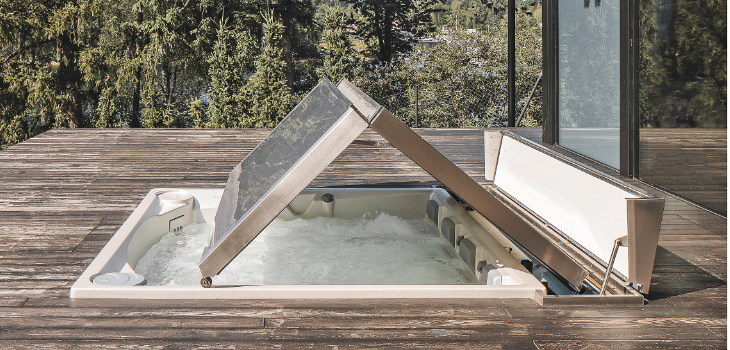 The first private spa with automatic cover | Eurospapoolnews.com