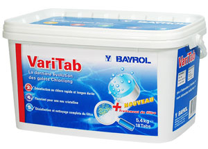 New 2-layer tablet for a crystal clear water in the swimming-pool ...